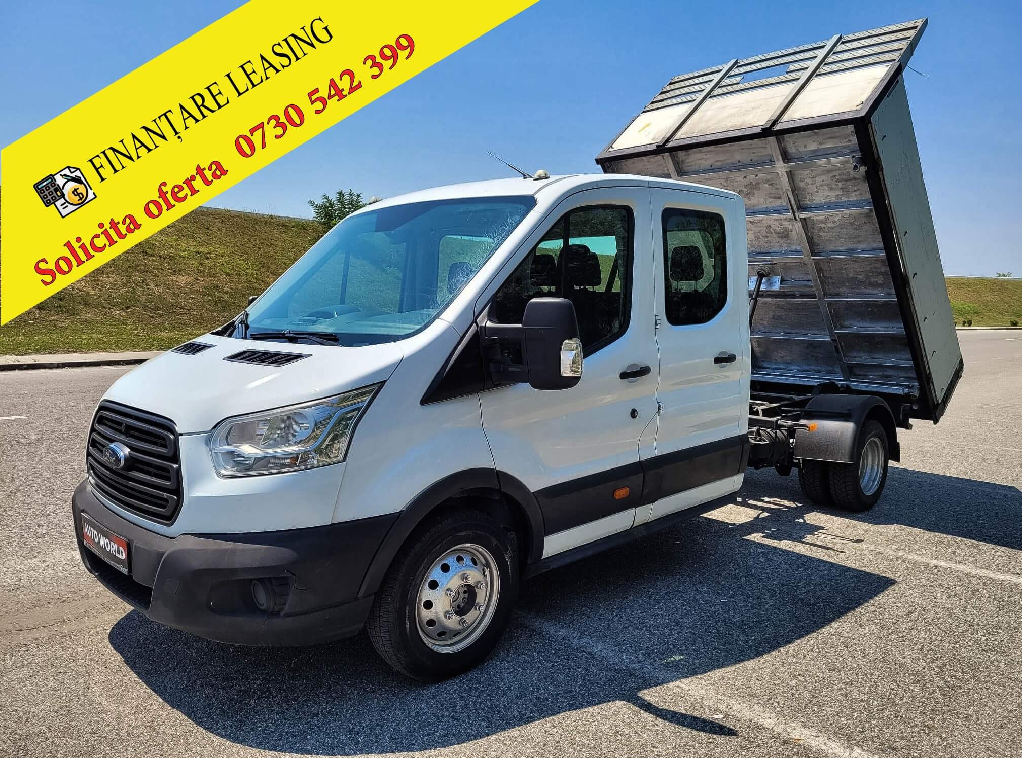 FORD TRANSIT DOKA BASCULABIL 7 LOCURI - leasing