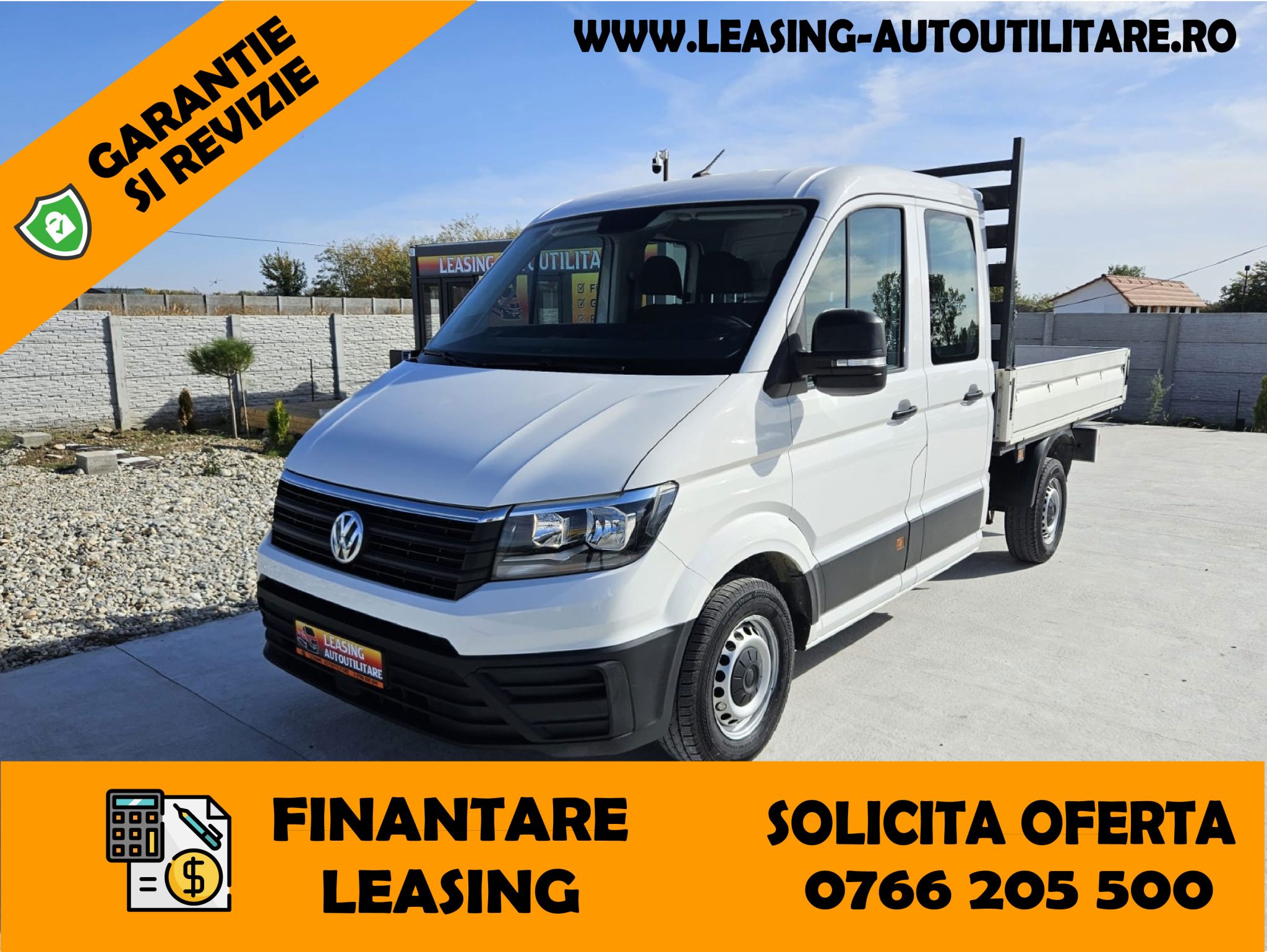 VOLKSWAGEN CRAFTER DOKA 7 LOCURI+BENA
